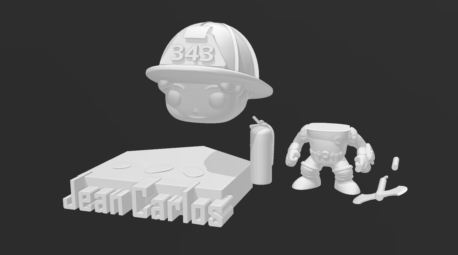 STL file FUNKO POP FIREFIGHTER・3D printable model to download・Cults