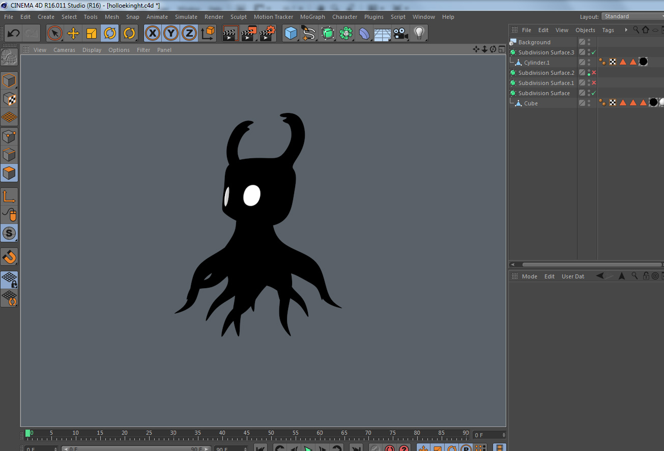 STL file hollowknight shadow・3D printing template to download・Cults