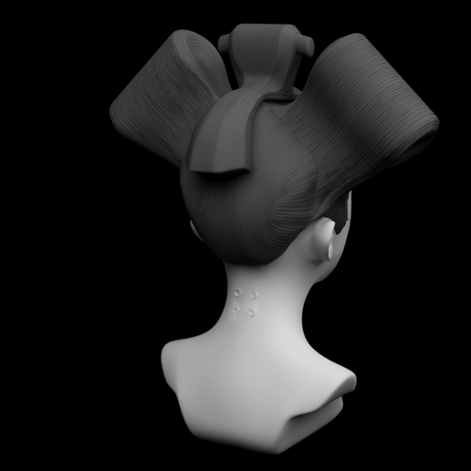 Download STL ghost in the shell - geisha - complete edition ・ Cults