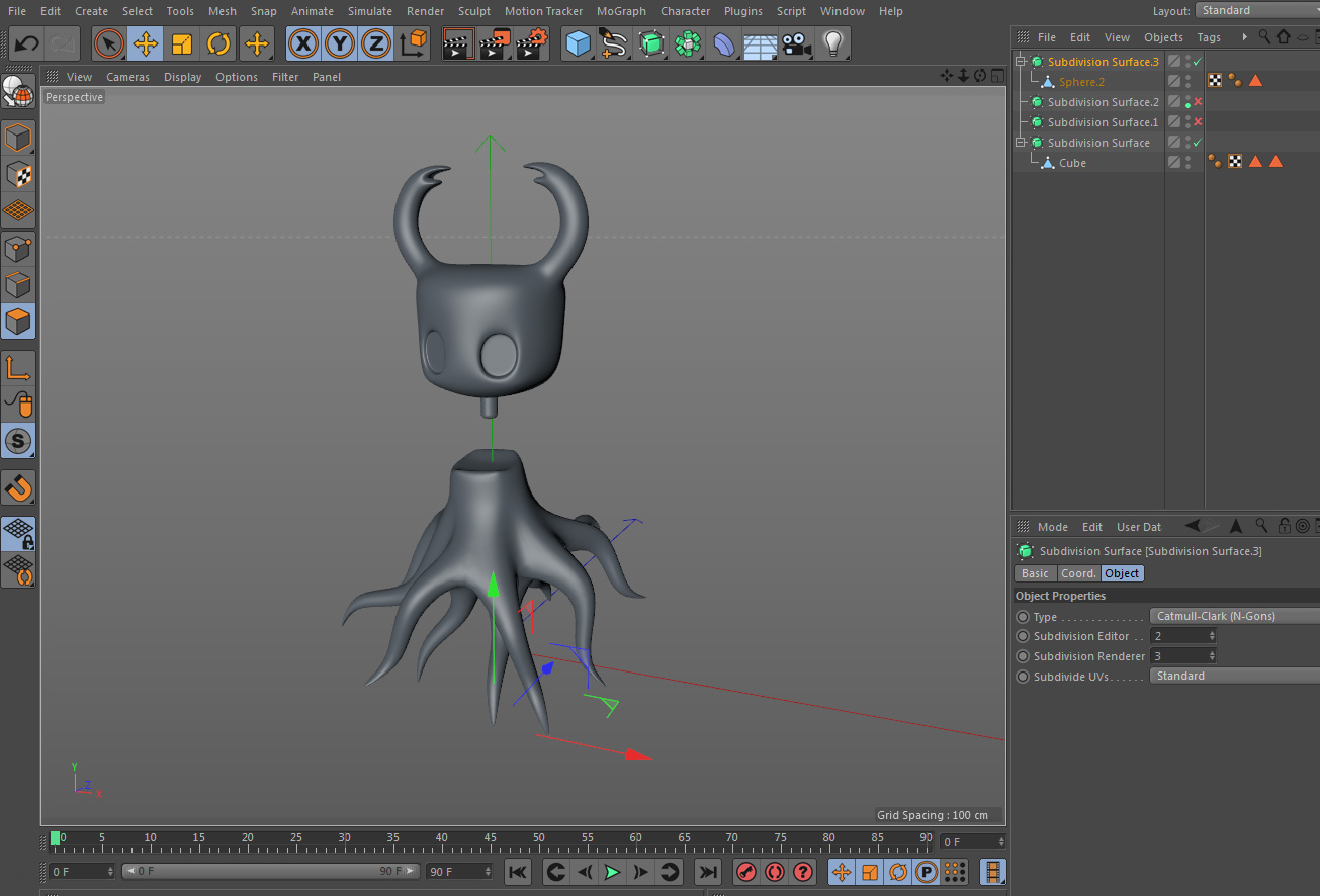 STL file hollowknight shadow・3D printing template to download・Cults