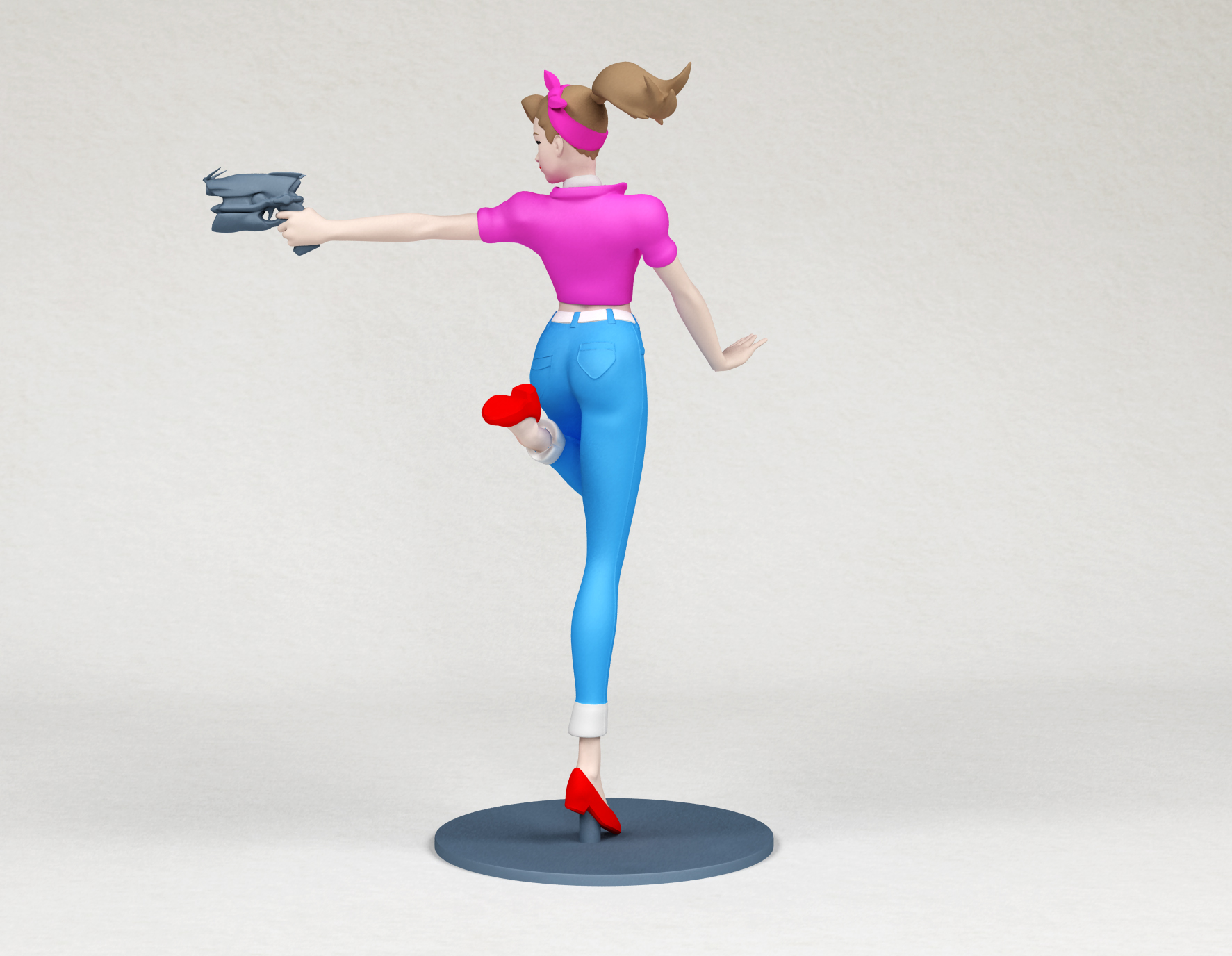 STL file D.VA Overatch Pin Up - STL・3D printing model to download・Cults