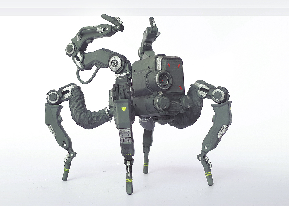 Fichier STL robot cyberpunk 2077 🤖・Plan pour imprimante 3D à ...