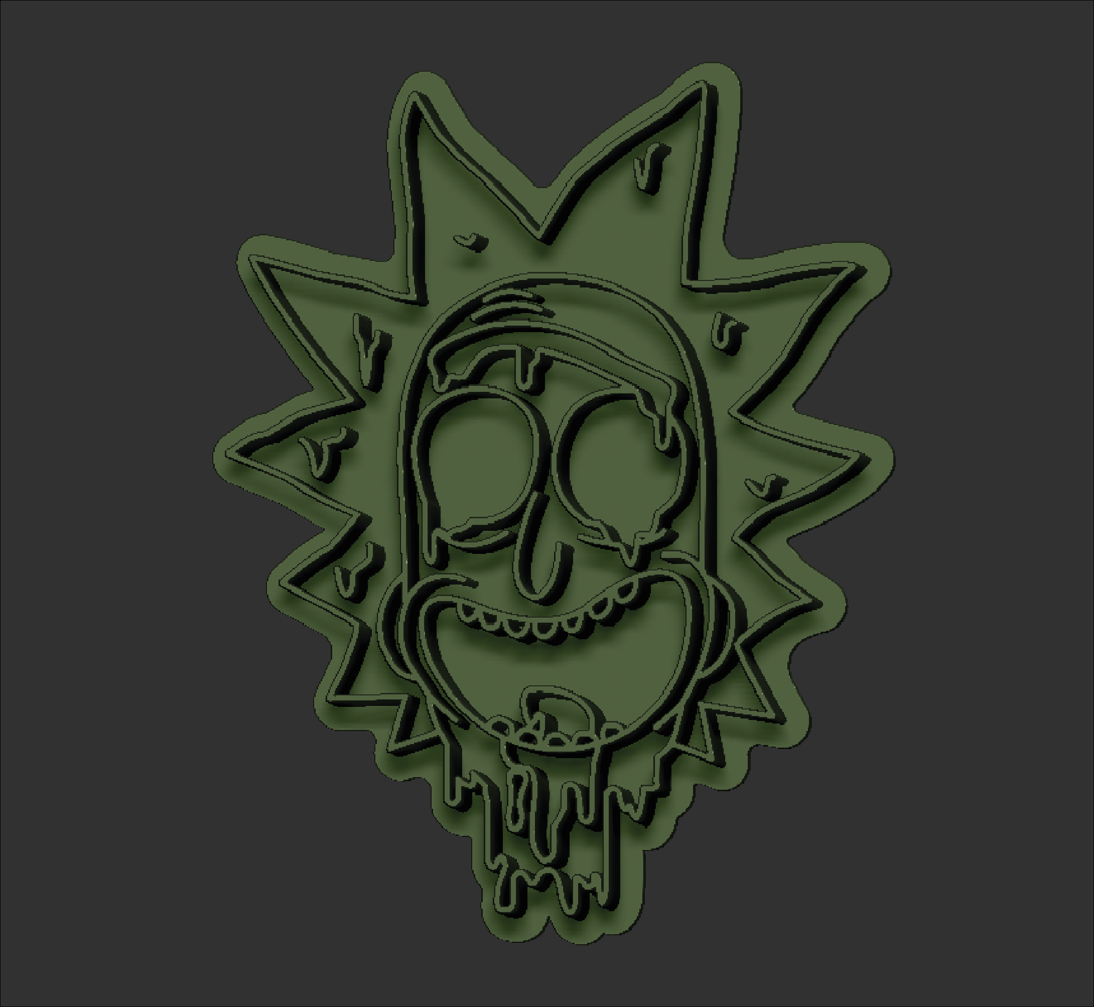 STL file Rick cookie cutter Stl file・Design to download and 3D print・Cults