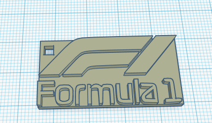 Файл STL Formula 1 Keychain・Модель 3D-принтера для скачивания・Cults