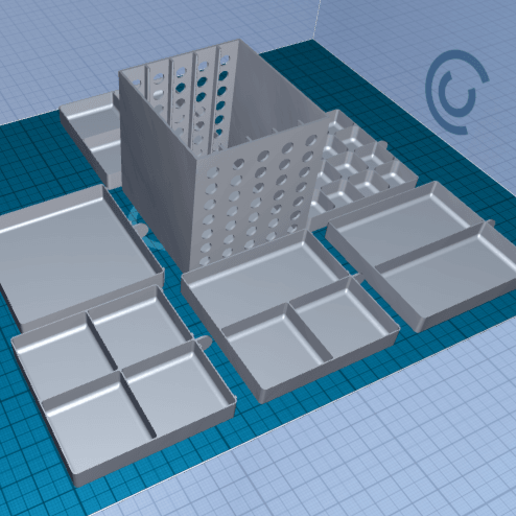 Download free 3D printing files storage box ・ Cults