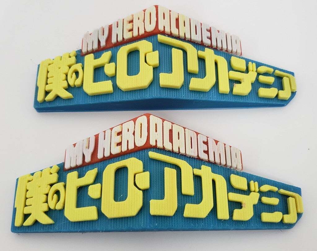 Free STL file My Hero Academia Logo (MultiMaterial/MultiColor)・3D ...