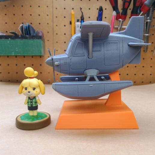 Download STL file ACNH DAL Plane - Scaled to Animal Crossing Amiibo ...