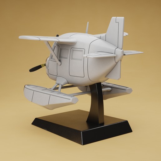 Download STL file ACNH DAL Plane - Scaled to Animal Crossing Amiibo ...