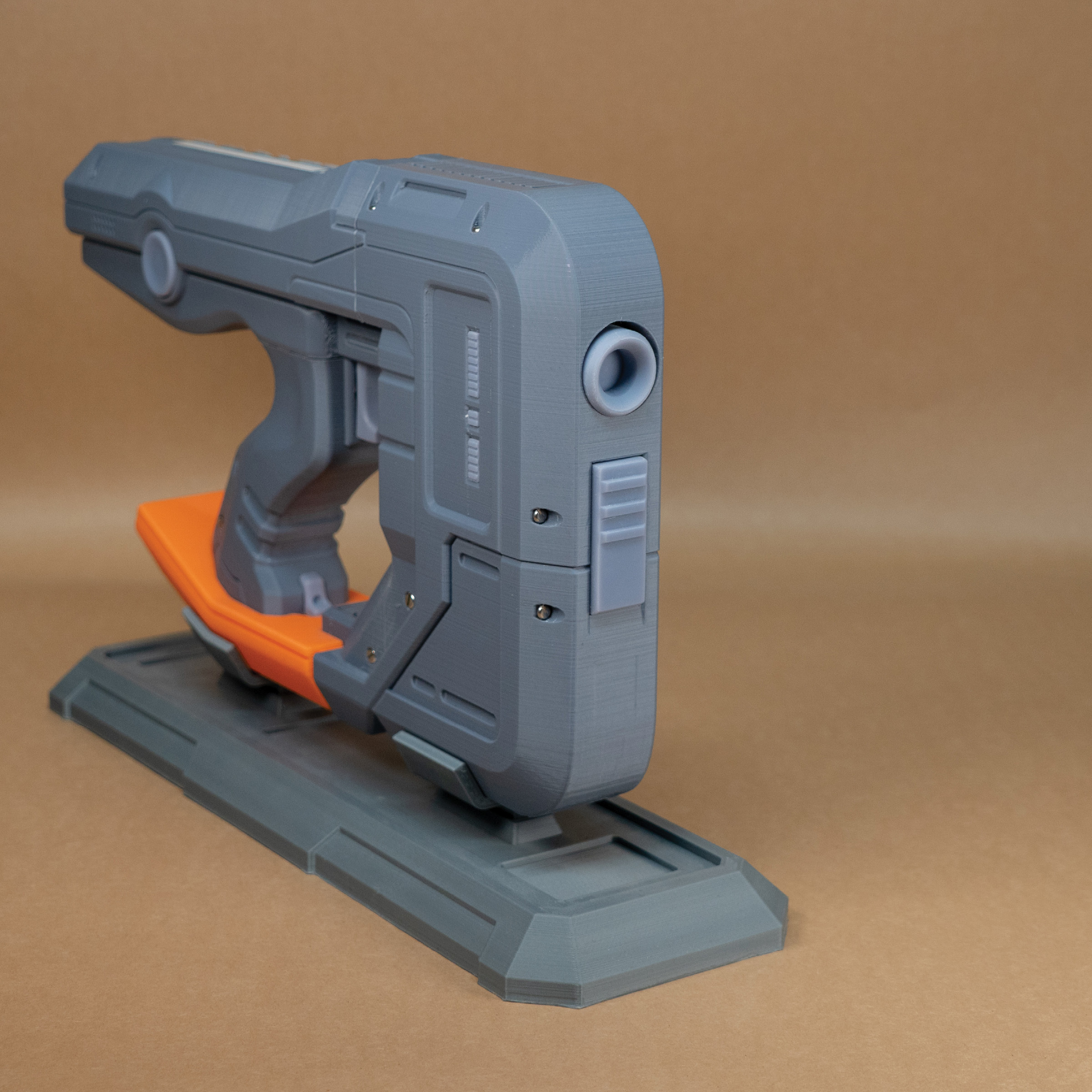 STL file Borderlands Tediore Pistol 3D Model - Display Stand Included ...