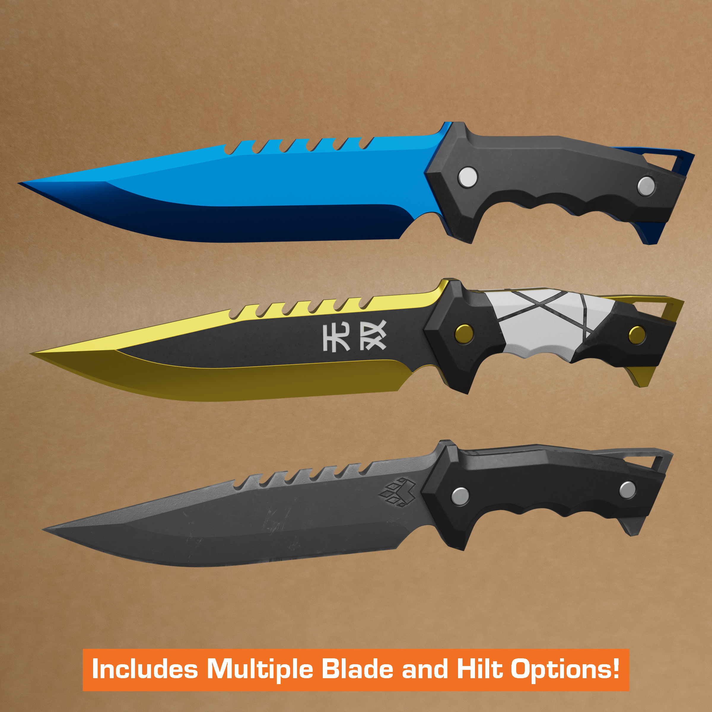 STL file Valorant Tactical Knife 3D Model - Replica Prop for Cosplay ...