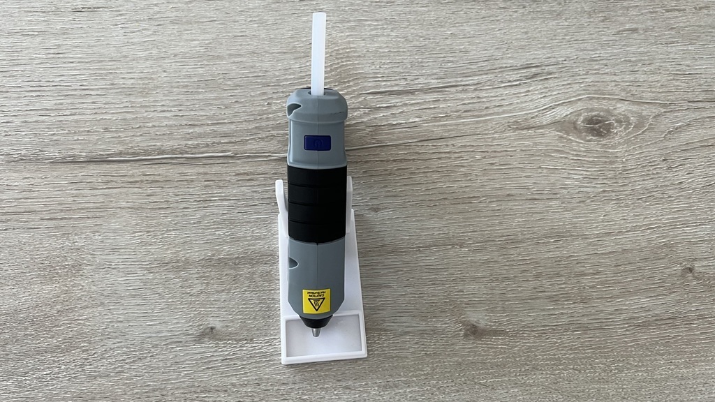 Archivo 3D gratis Glue gun holder / Support pour pistolet à colle・Modelo imprimible en 3D para ...
