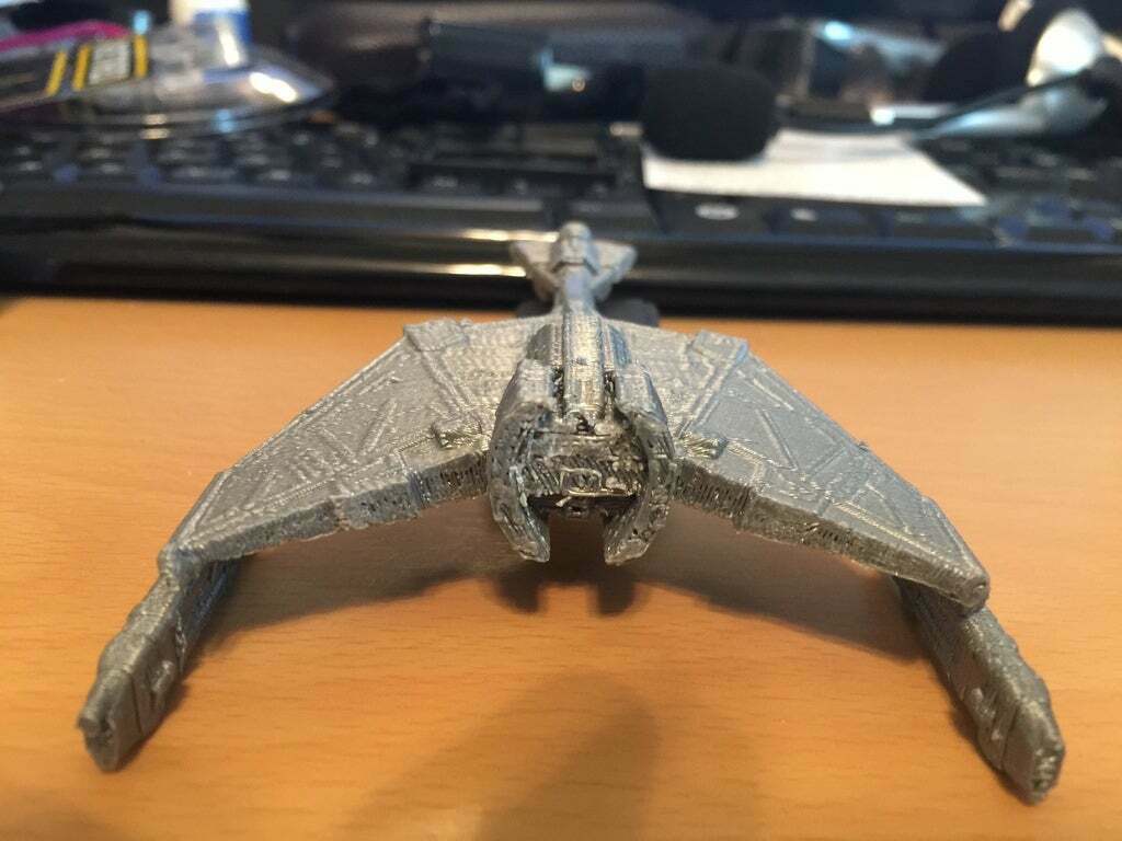 Free STL file Star Trek Klingon D6 1:2000 FIXED・3D printing idea to ...