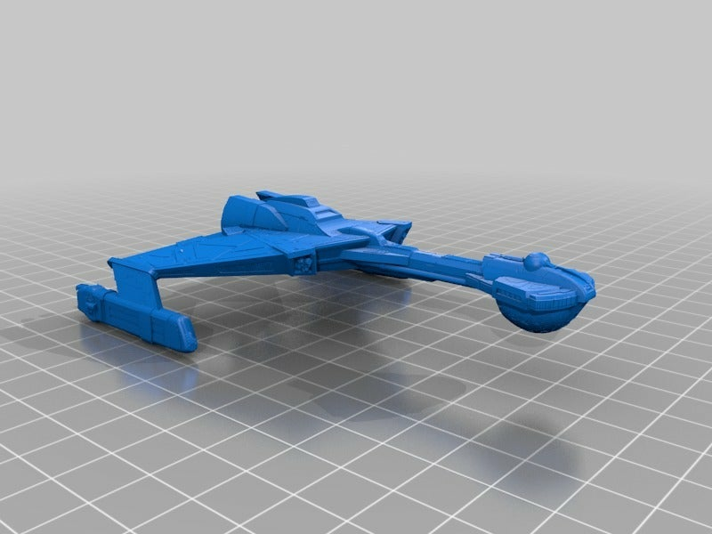 Free STL file Star Trek Klingon D6 1:2000 FIXED・3D printing idea to ...
