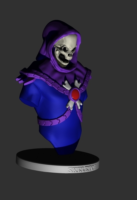 STL file Skeletor bust・3D printable design to download・Cults