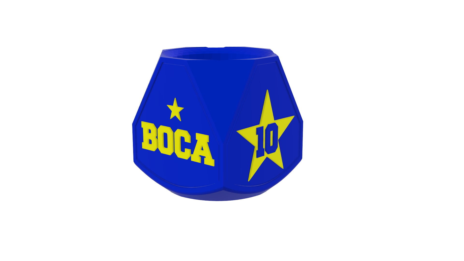 Archivo STL Mate Boca Juniors Argentina 🧉・Modelo para descargar y ...