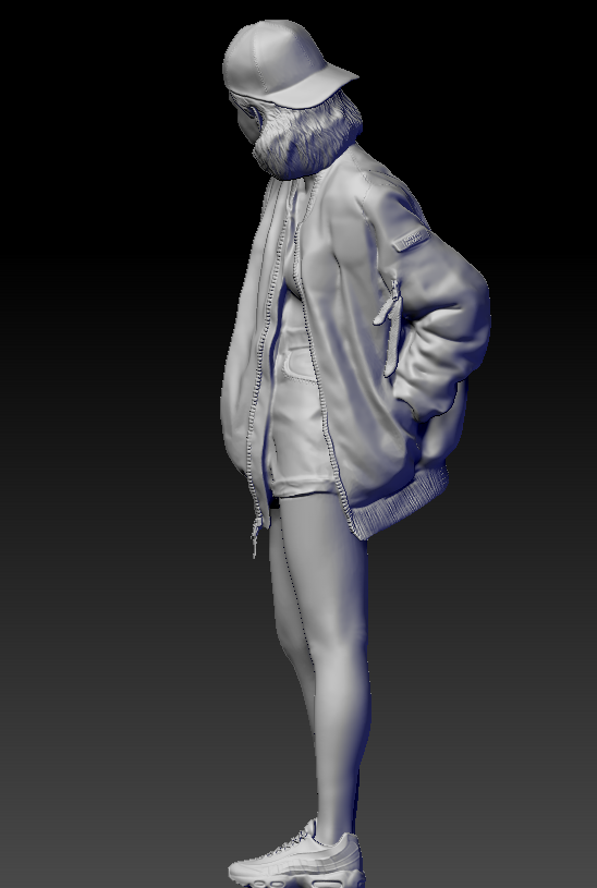 STL file korean model 👧・Design to download and 3D print・Cults