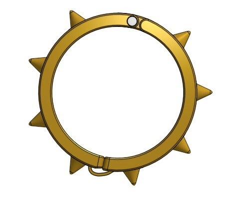 Free STL file Rapper spike bracelet・3D print design to download・Cults