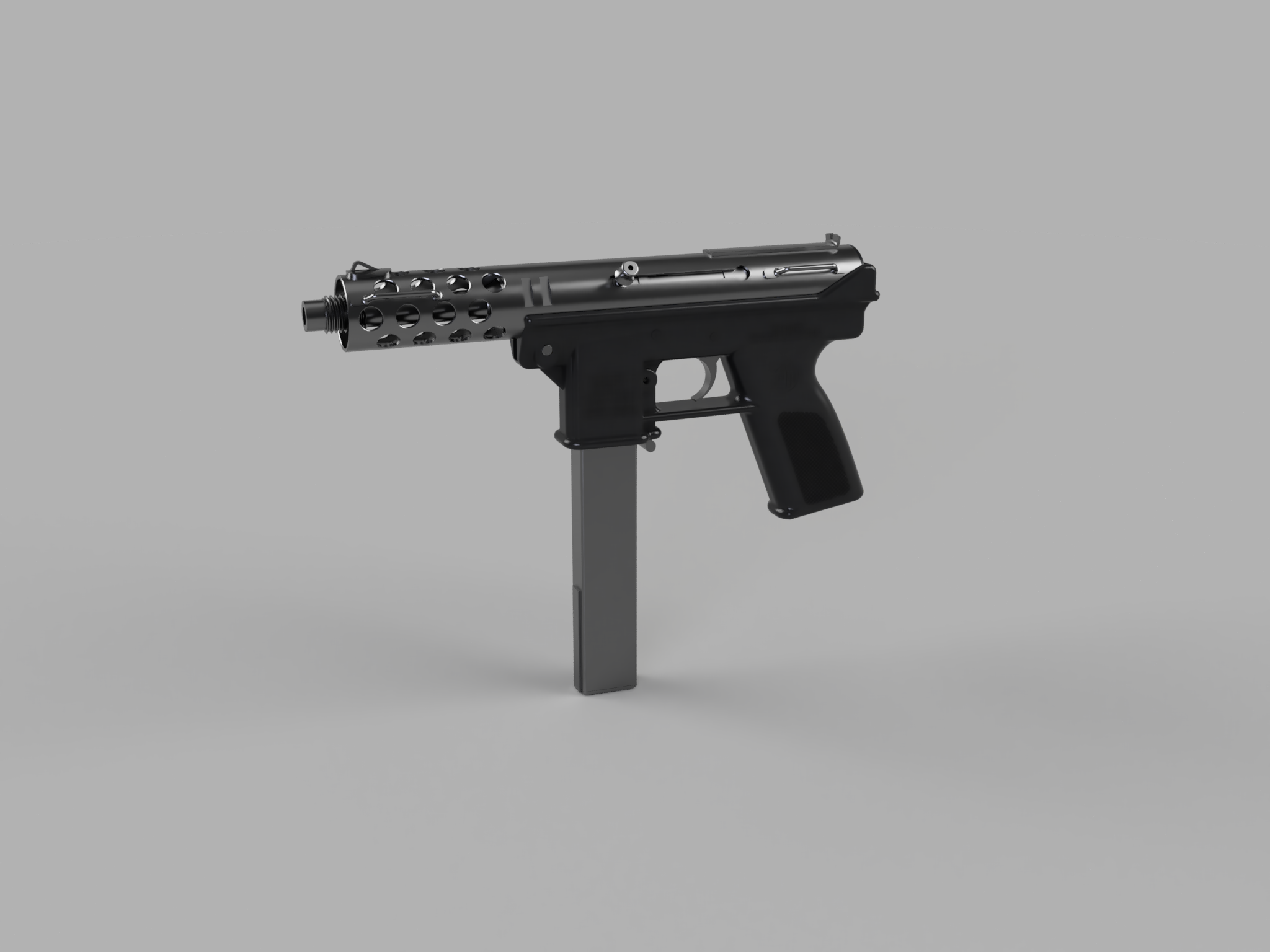 Бесплатный STL файл TEC-9 (KEK-9) 6мм airsoft gun body kit для ...