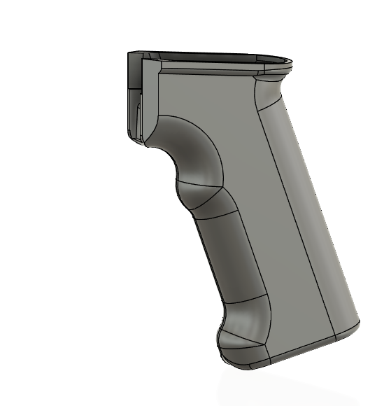 Free STL file Airsoft AK (weiger stg940) pistol grip.・3D printable ...