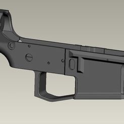 STL files for 3D printer Ar15 ・ Cults