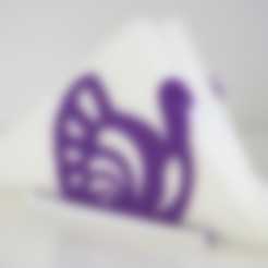 Download free STL file THANKSGIVING – TURKEY NAPKIN HOLDER ・ Cults