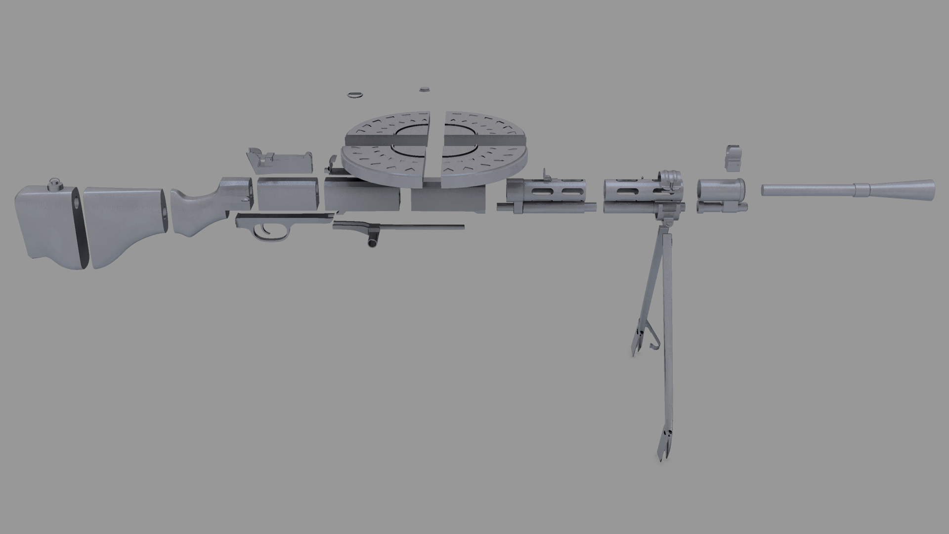 3D file Rainbow Six Siege - Tachanka DP-28 Machine Gun・3D printer ...