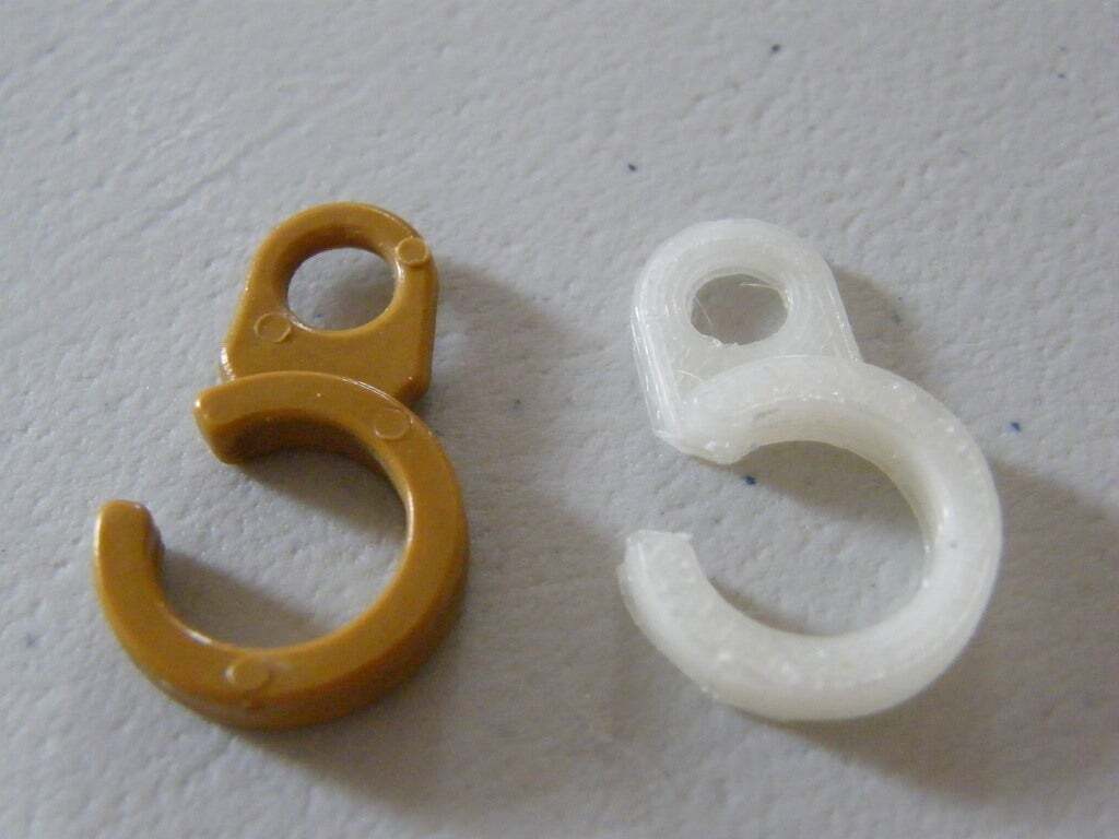 Free STL file Curtain Hook (parametric) 🪝・3D print design to download・Cults