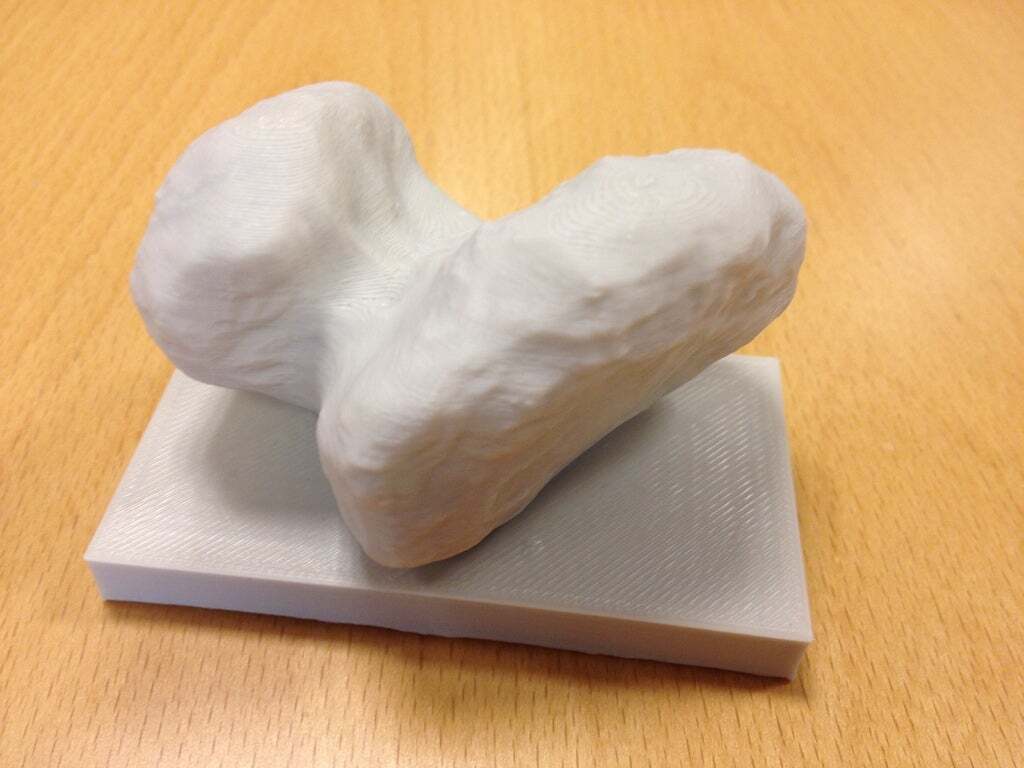 Free STL file 67P/Churyumov–Gerasimenko on a plinth・3D printable model ...