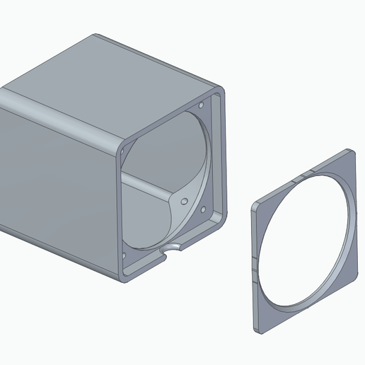 Download STL file MiniBox for 2"(50mm) Minispeaker • 3D print design ...