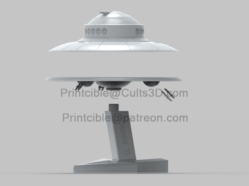 STL file Haunebu 2 🛸・3D printable model to download・Cults