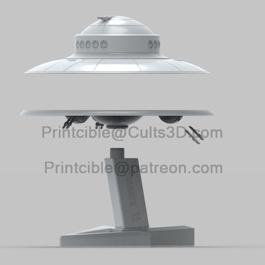 Download 3D printing templates Haunebu 2 ・ Cults