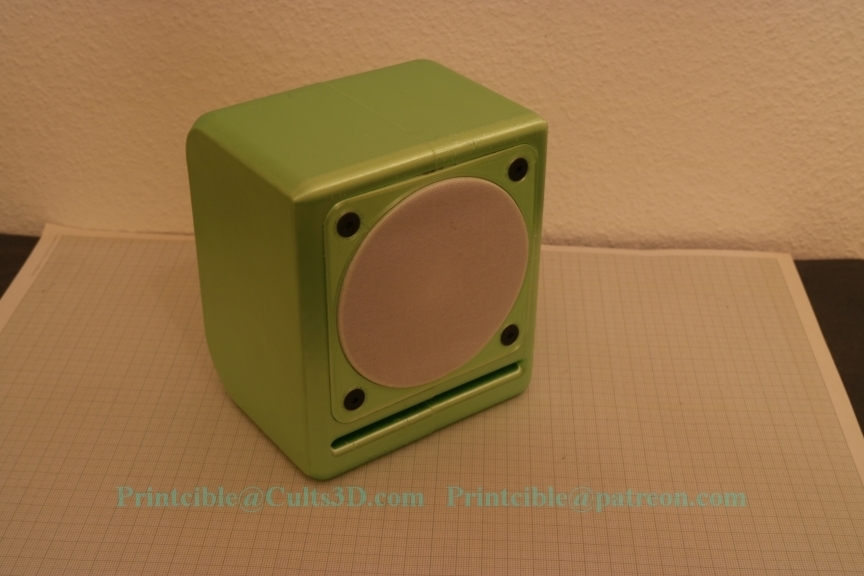 3D file 100mm Speaker Housing Box Case・3D print design to download・Cults