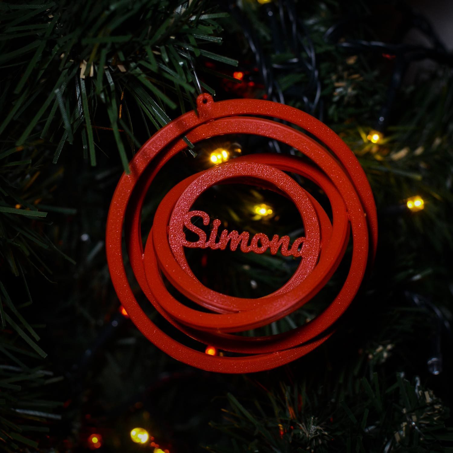 STL file Christmas tree toy - Personalized name - 3D gyroscope 🎄・Model ...