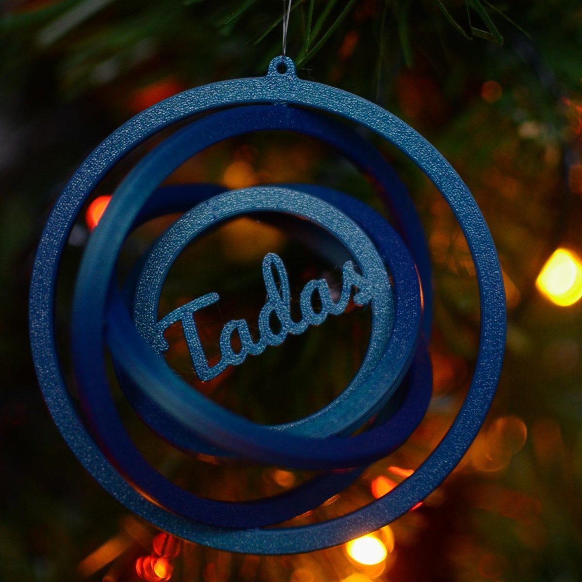 STL file Christmas tree toy - Personalized name - 3D gyroscope 🎄・Model ...