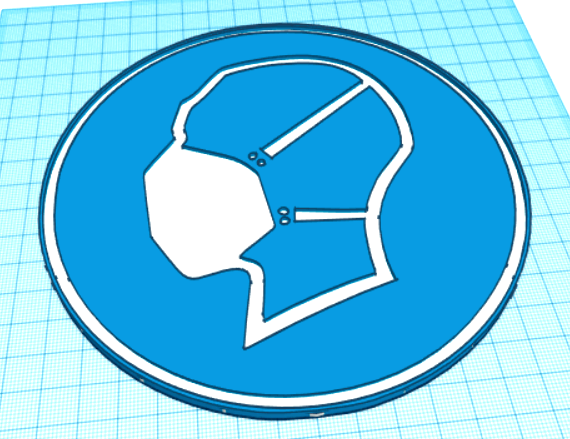 Free STL file WEAR A MASK・Object to download and to 3D print・Cults