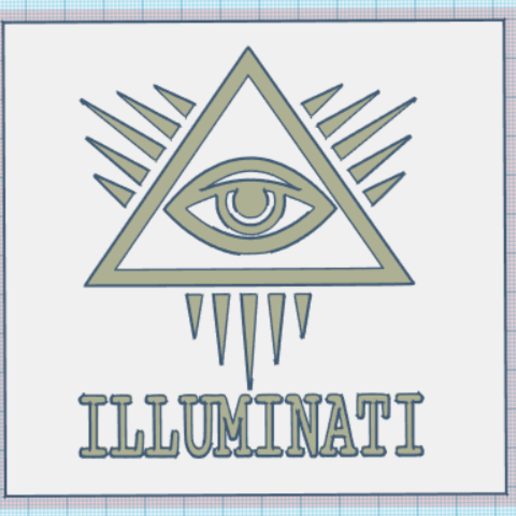 Download STL ILLUMINATI TABLE 3D ・ Cults