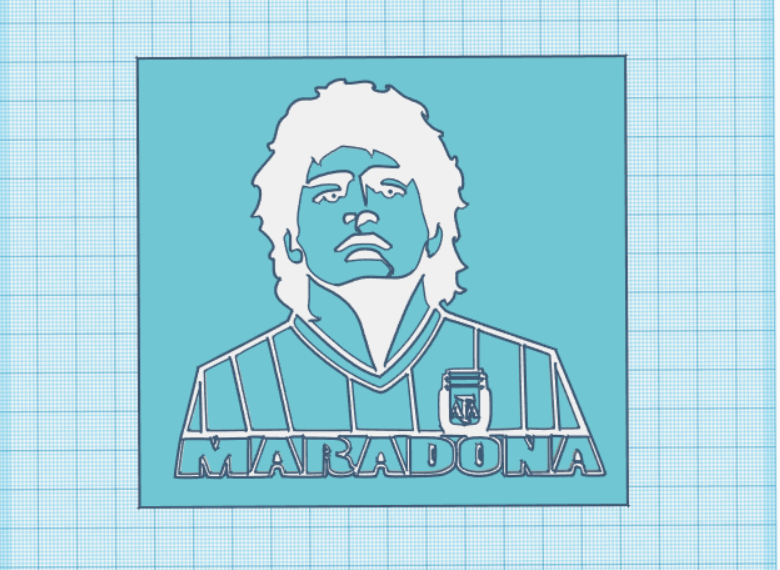 Free STL file MARADONA TABLE 3D・3D print design to download・Cults