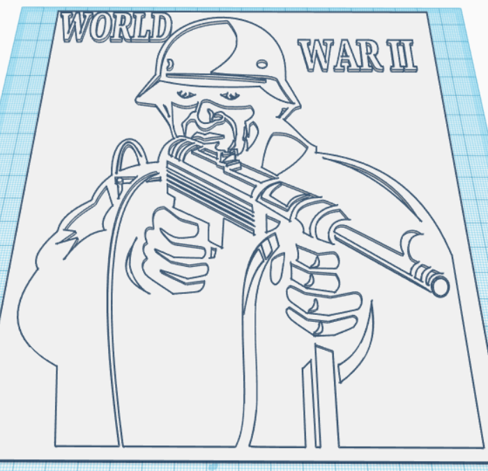 Free STL file WORLD WAR II・3D print design to download・Cults