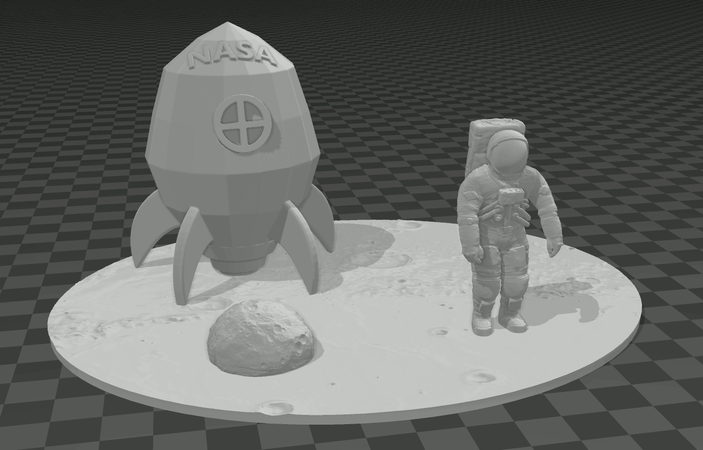 Free STL file TRIP TO THE MOON・3D print design to download・Cults