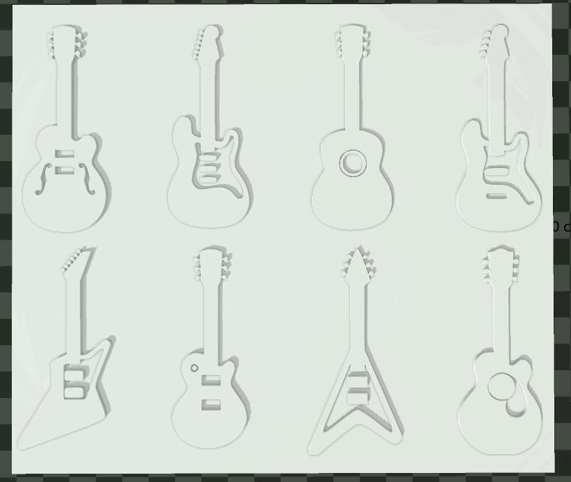 Download STL file GUITAR COLLECTION • 3D print model ・ Cults
