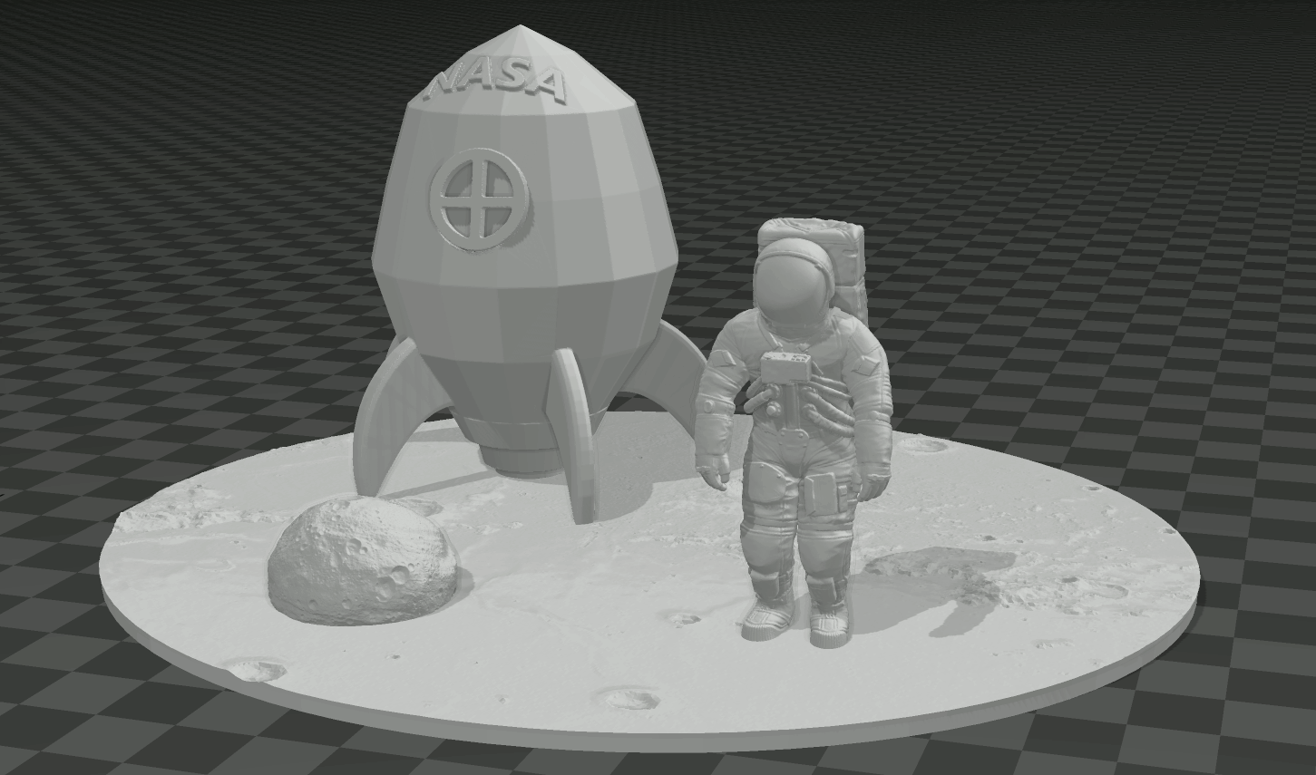 Free STL file TRIP TO THE MOON・3D print design to download・Cults