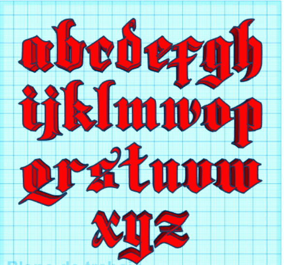 Free STL file LETTERS 4・3D printer model to download・Cults