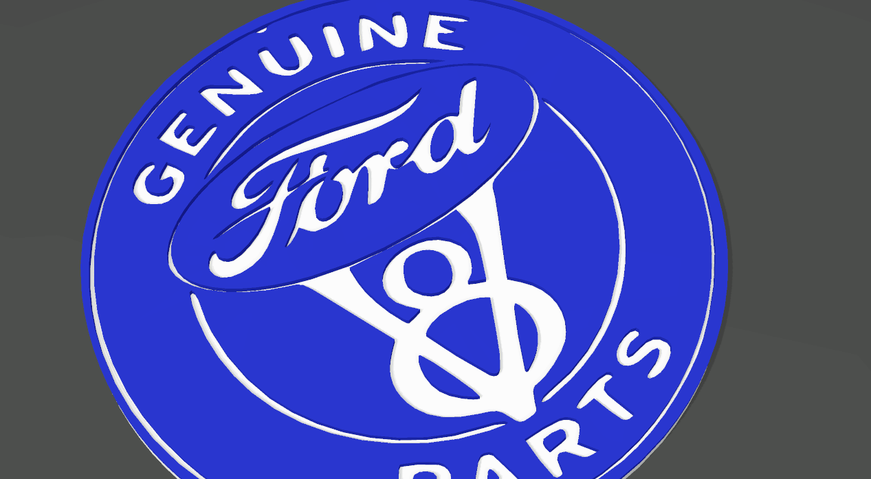 Free STL file GENUINE FORD 🚙・3D printable model to download・Cults