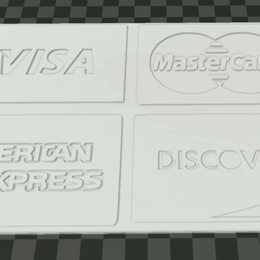 Download STL file CREDIT CARDS • 3D print model ・ Cults