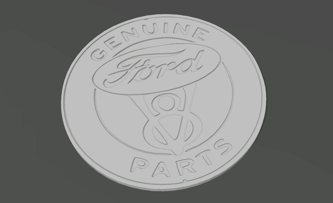 Free STL file GENUINE FORD 🚙・3D printable model to download・Cults