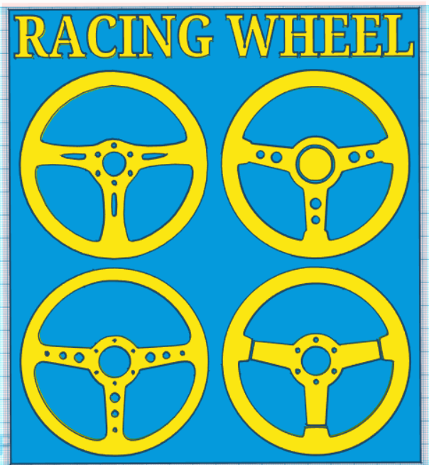 Free STL file RACING WHEEL 🛞・Design to download and 3D print・Cults