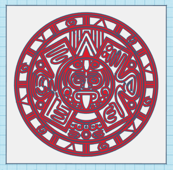 Simple Mayan Calendar Design