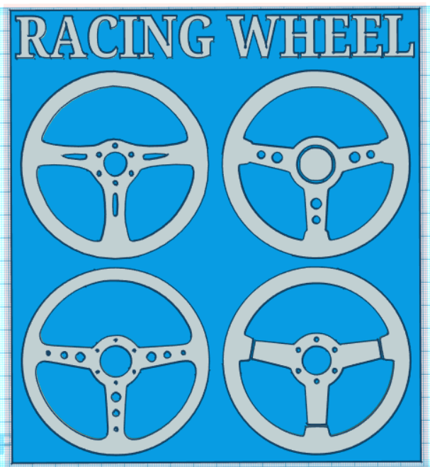 Free STL file RACING WHEEL 🛞・Design to download and 3D print・Cults