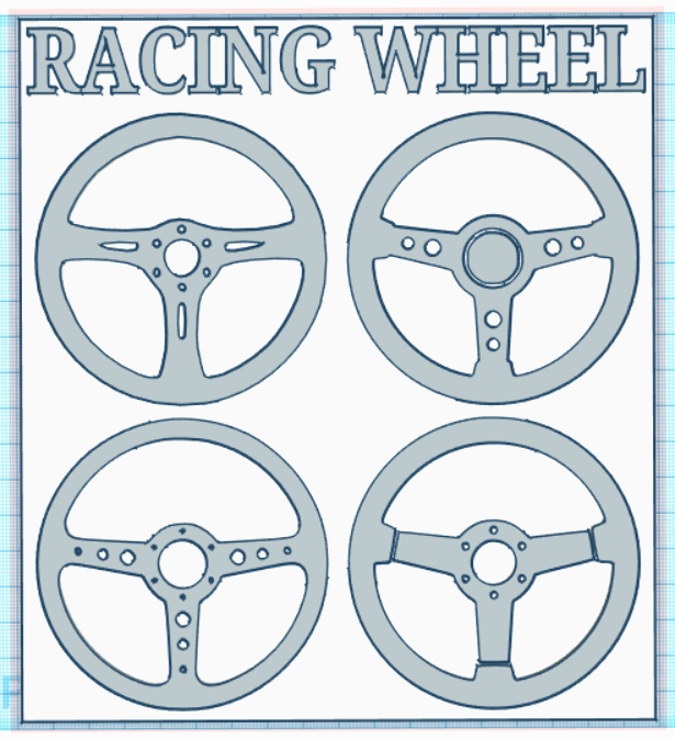 Free STL file RACING WHEEL 🛞・Design to download and 3D print・Cults