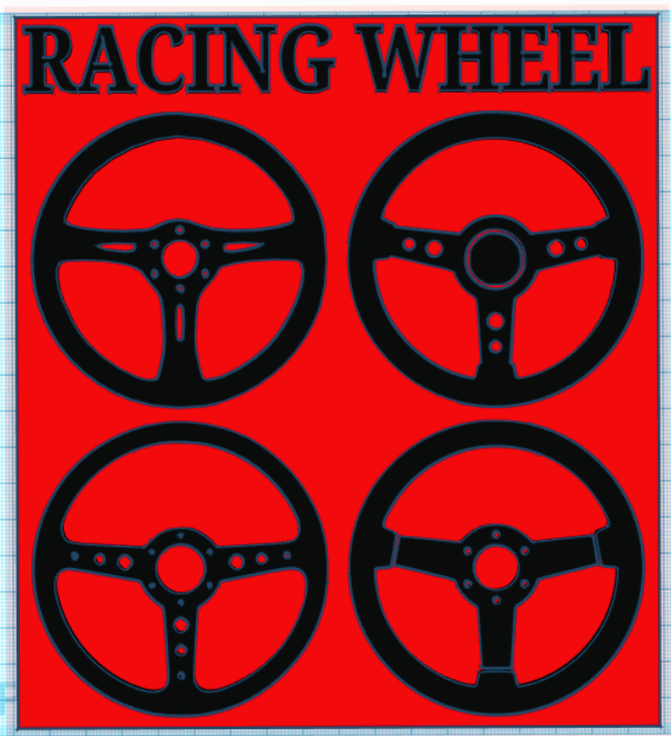 Free STL file RACING WHEEL 🛞・Design to download and 3D print・Cults